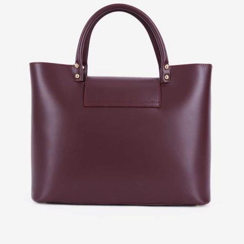 Geanta office din piele naturala cu manere si curea pentru umar Jordan ...