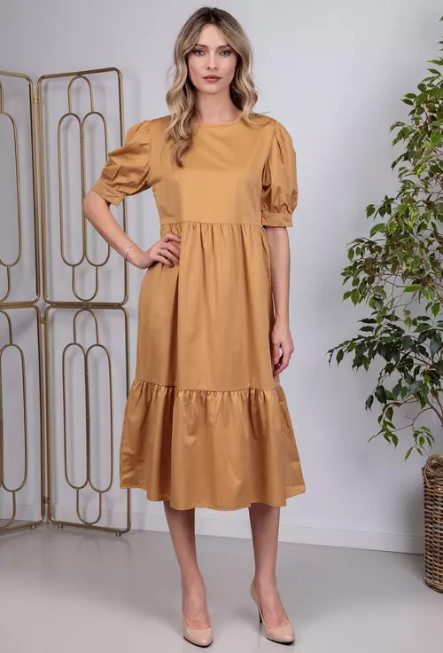 Rochie bej - Dasha.ro