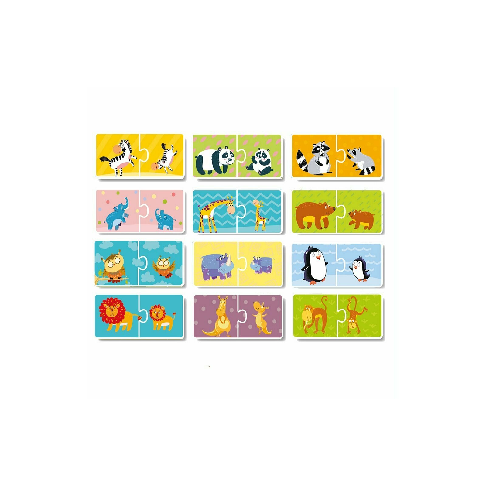 Duo Puzzle - Mama si puiul (2 piese)