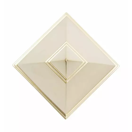 Decoratiune Piramida, Roma1050, Auriu, Poliresina , 15.5x11.5x11.5 cm