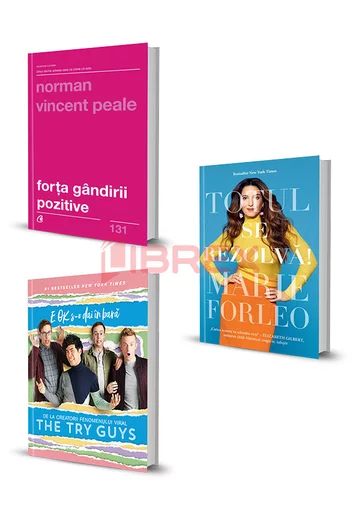 Pachet Invata sa gandesti pozitiv. Set 3 carti de Norman Vincent Peale ...