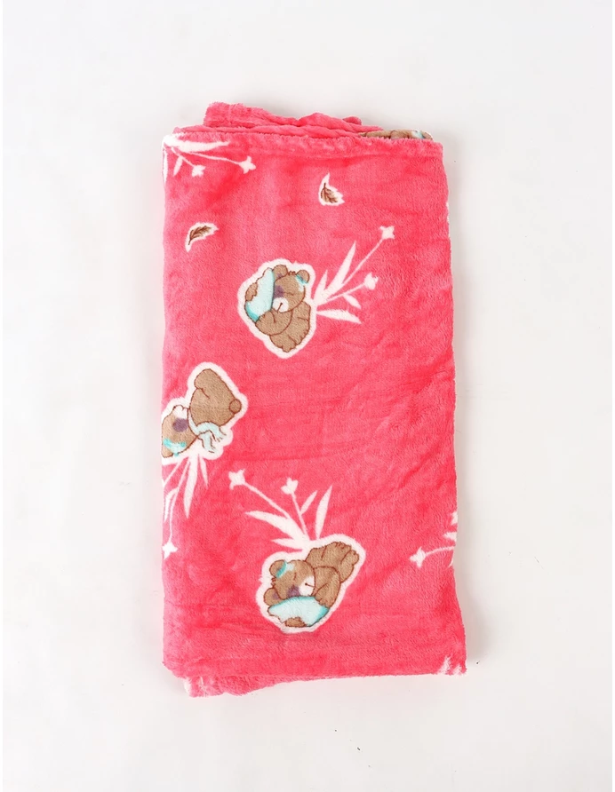 Patura cocolino imprimeuri roz ursuleti