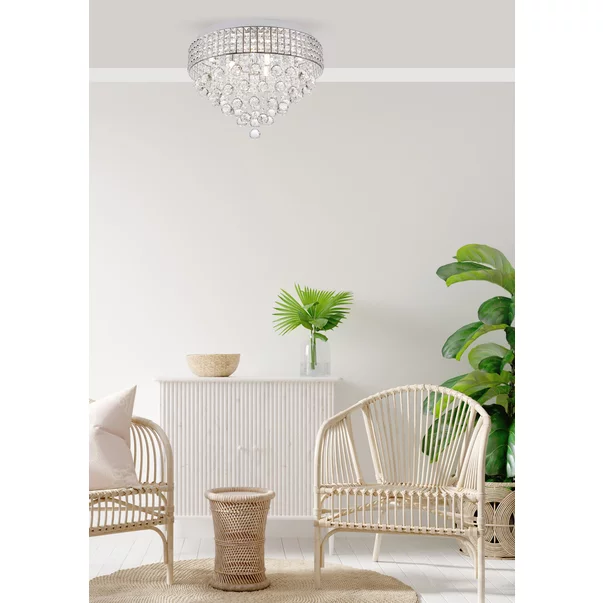 Aplica crom/transparent Zuma Line Capri 9 becuri 003064-011586 ...