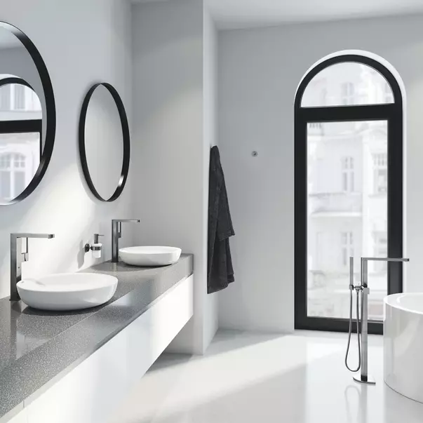 Baterie lavoar inalta Grohe Plus XL monocomanda antracit periat Hard Graphite 32618AL3 | Neakaisa.ro