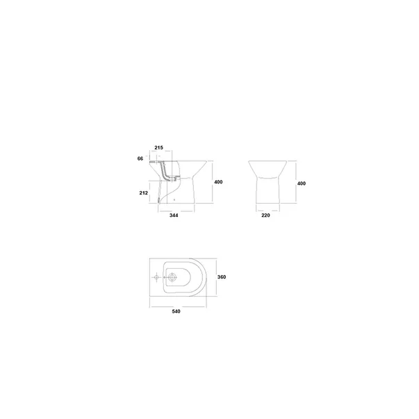 Bideu pe pardoseala Gala Aris 4736001 | Neakaisa.ro