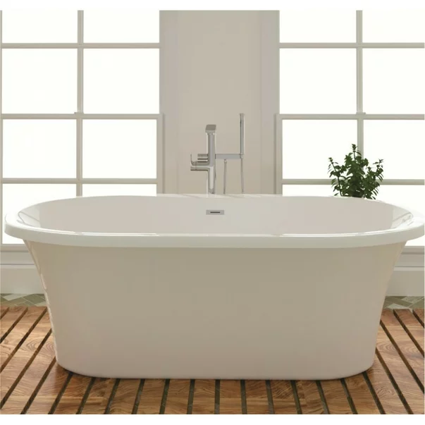 Cada freestanding Inter Ceramic acril alb 166x73.5 cm LB 1808 W ...