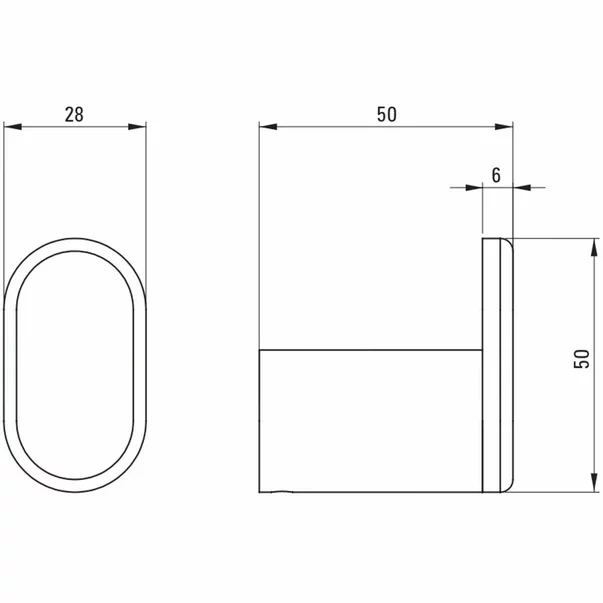 Cuier auriu periat Deante Round ADR_R111 | Neakaisa.ro