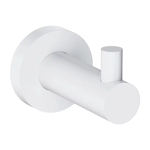 Cuier simplu Omnires Modern Project din alama finisaj alb mat MP60110WM ...