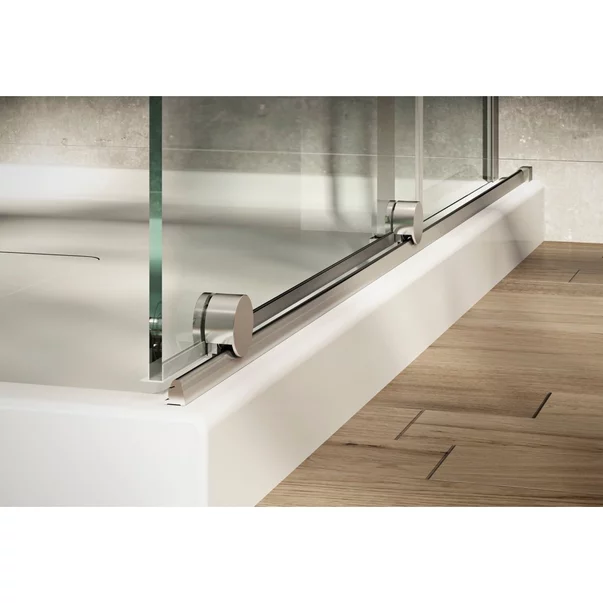 Paravan de dus tip Walk-in Fluminia Vario crom-transparent 120 cm ...
