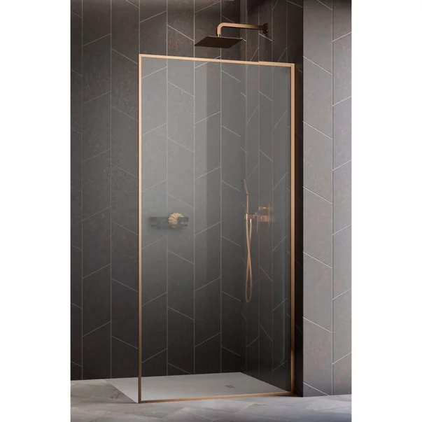 Paravan de dus tip Walk-in Radaway Modo F SL II cupru periat ...