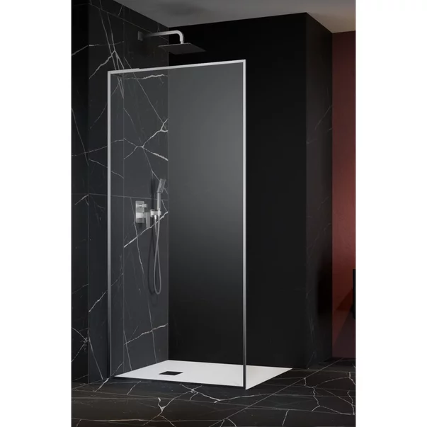 Paravan de dus tip Walk-in Radaway Modo F SL II nichel periat ...