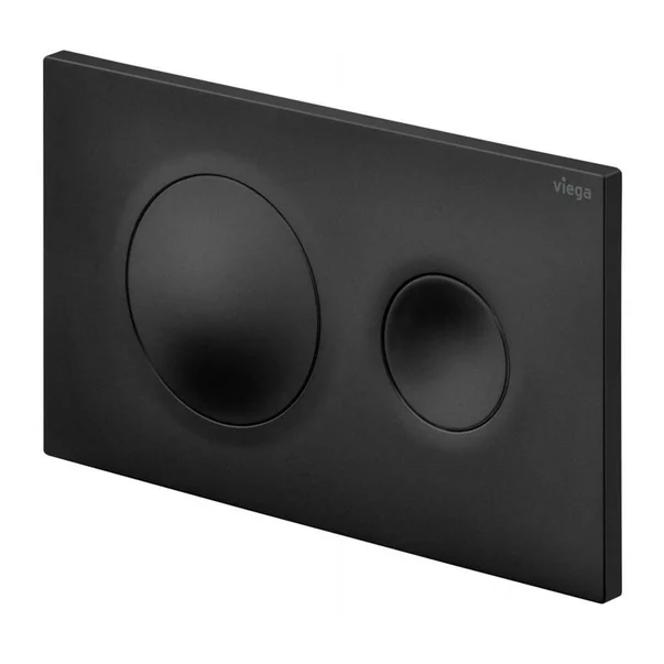 Set rezervor WC incastrat Viega Prevista cu clapeta negru mat Style 20 ...