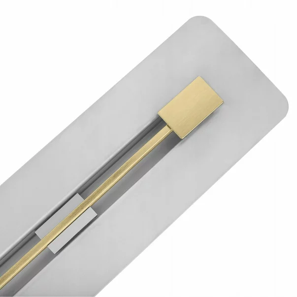 Set rigola pentru dus plus capac auriu periat Rea Neo Ultra Slim 80 cm ...