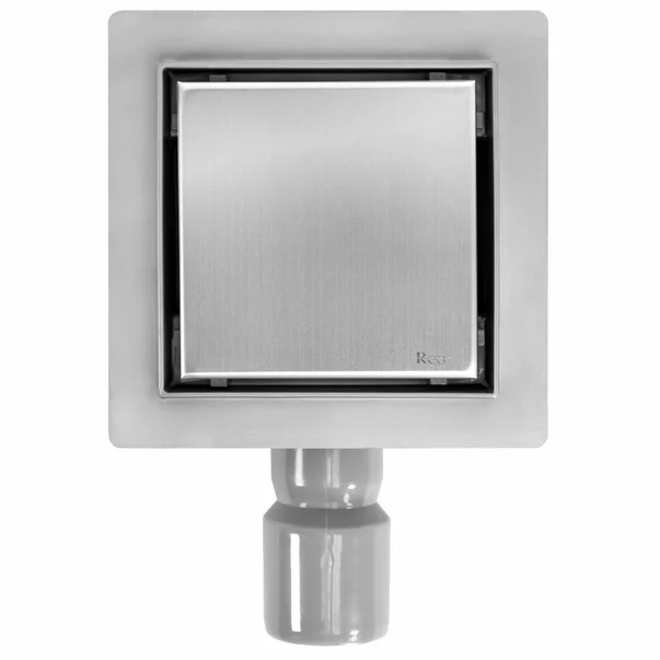 Set rigola pentru dus plus capac inox periat Rea Neo 12 cm ...