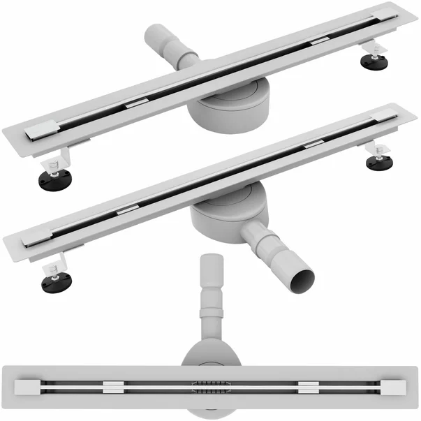 Set rigola pentru dus plus capac inox periat Rea Neo Ultra Slim 80 cm 5902557387014 | Neakaisa.ro