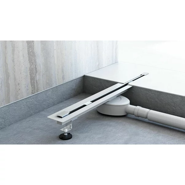 Set rigola pentru dus plus capac inox periat Rea Neo Ultra Slim 80 cm 5902557387014 | Neakaisa.ro