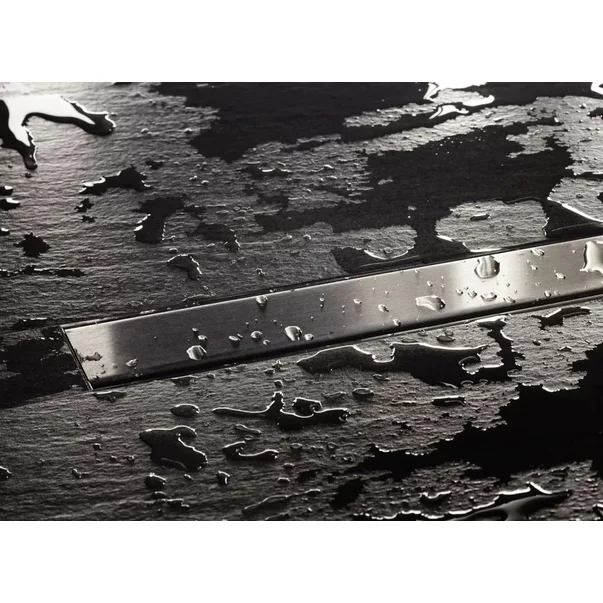 Set rigola pentru dus plus capac inox periat Rea Pure Neo Nickel 100 cm ...