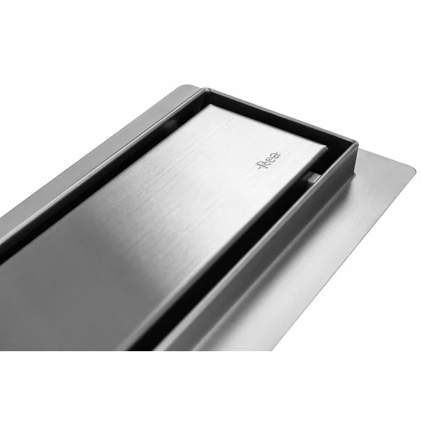 Set rigola pentru dus plus capac inox periat Rea Pure Neo Pro Nickel 90 ...