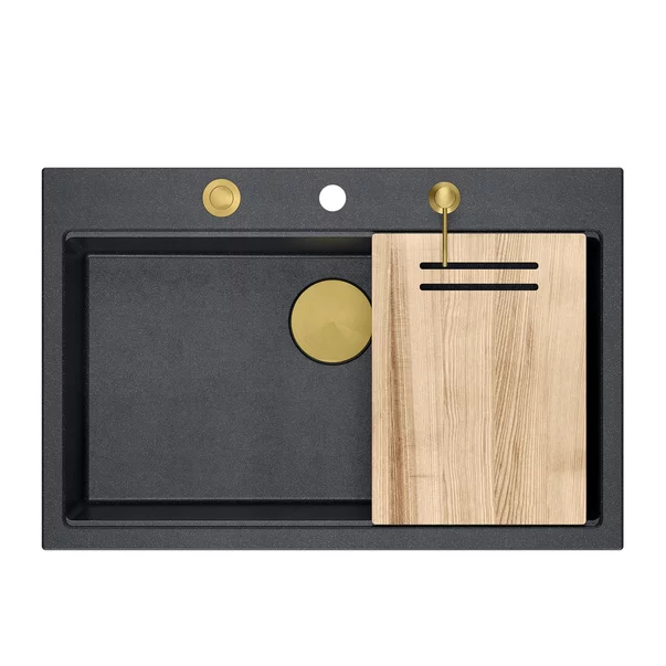 Statie de lucru incastrata Quadron Unique Marc 110 negru diamant ...