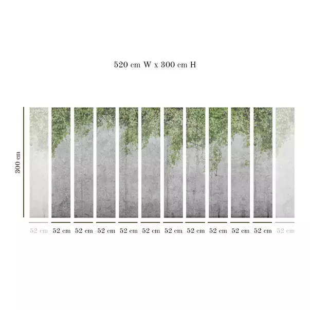 Tapet VLAdiLA Concrete Vine 520 x 300 cm VLDLW0723STM520 | Neakaisa.ro