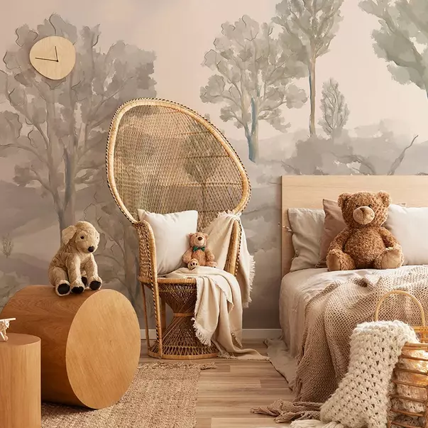 Tapet VLAdiLA Foggy forest light 520 x 300 cm VLDLW0370STM520 | Neakaisa.ro