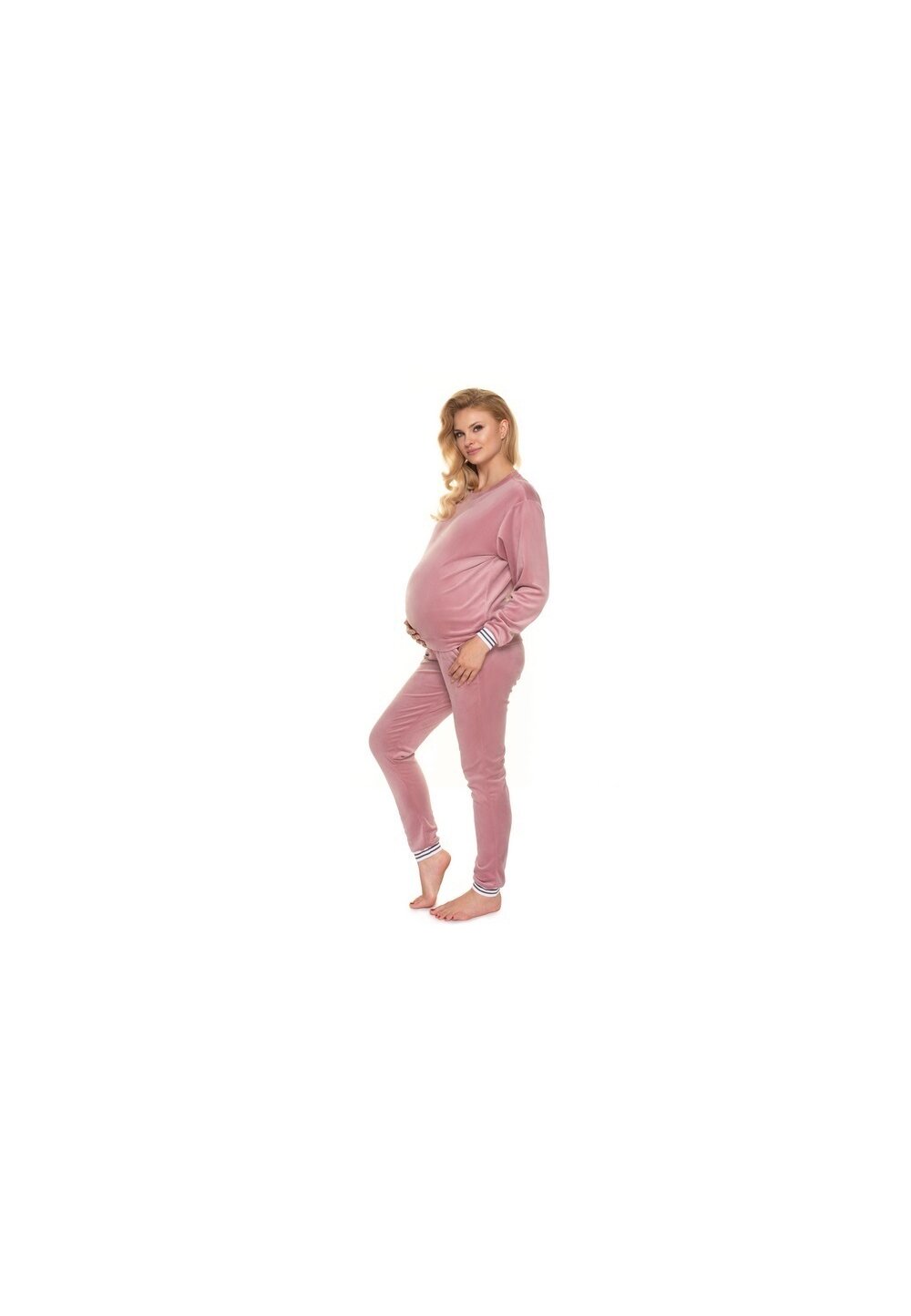 Trening gravide velur, roz