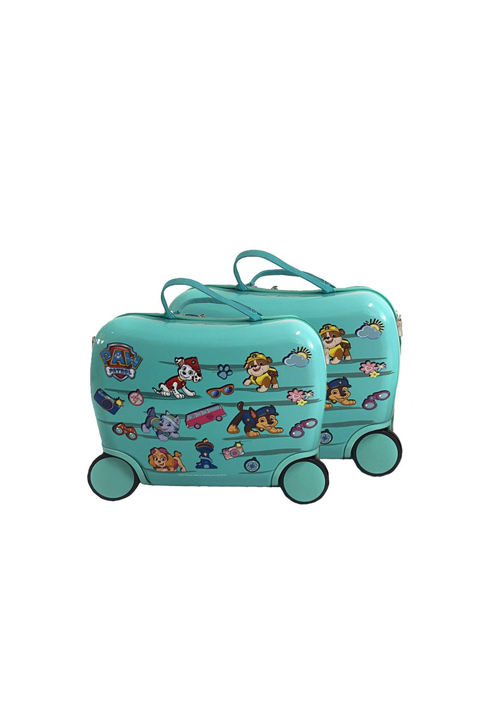 Troller tip geanta, Paw patrol in holiday, turcoaz, 42 x 33 x 22 cm